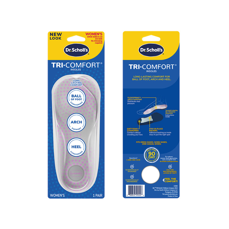 แผ่นรองเท้า สำหรับรองรับแรงกระแทกของปลายฝ่าเท้า อุ้งเท้า และส้นเท้า Dr